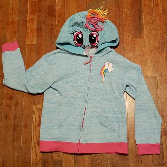 My Little Pony | Jackets & Coats | My Little Pony Hoodie Sweater Jacket ...
